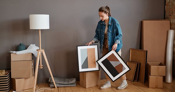 How to pack artwork for moving